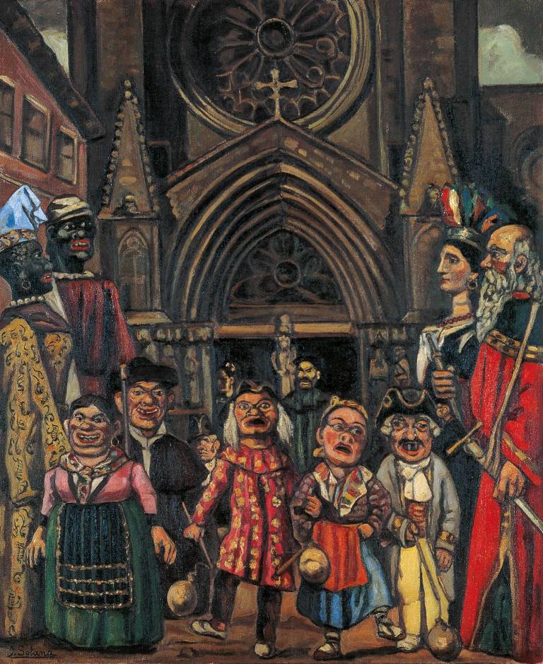 Giants and Carnival Figures | José Gutiérrez Solana | Santander Fundación